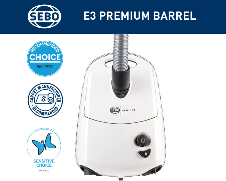 Best Barrel Vacuum 2025 - SEBO E3 Premium in Australia! Buy Now